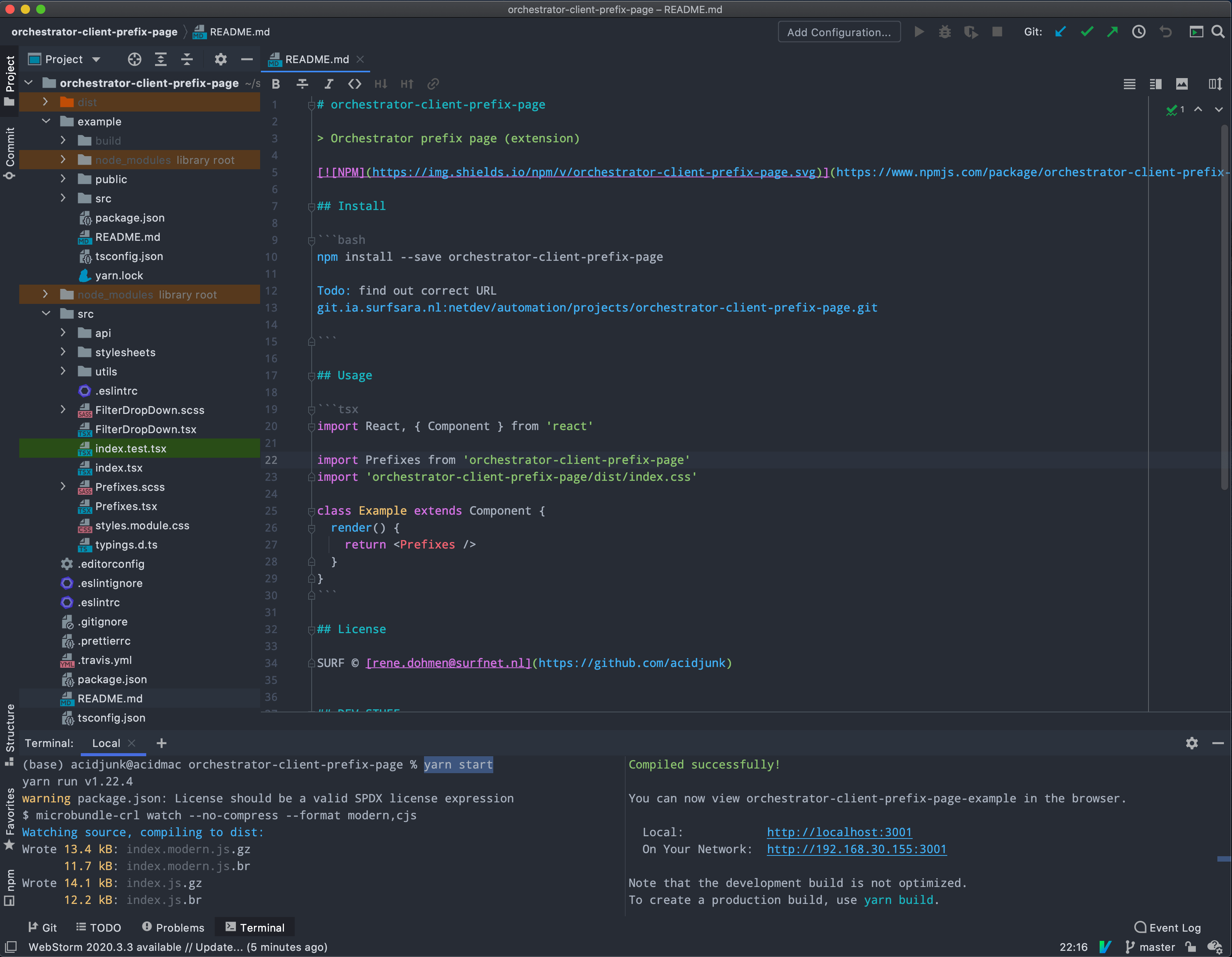 Move a React component to a npm module | Rene Dohmen's Blog